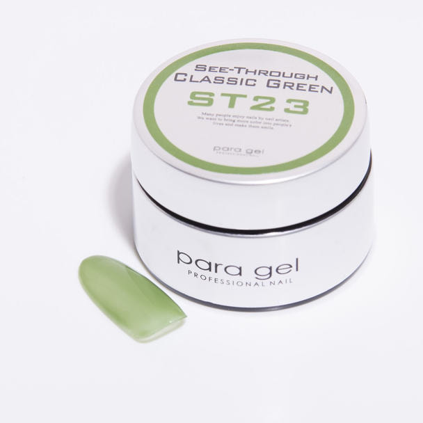 paragel（パラジェル）カラージェル ST23 シースルークラシックグリーン 4gの卸・通販 | ビューティガレージ