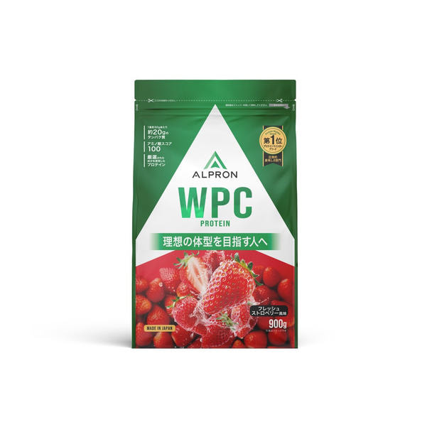 ALPRON WPC（ホエイプロテイン）フレッシュストロベリー風味 900gの卸・通販 | ビューティガレージ
