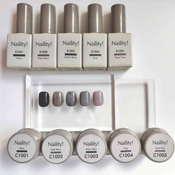 Naility！（ネイリティー）カラージェル ボトルタイプ B1001 ブラックの卸・通販 | ビューティガレージ